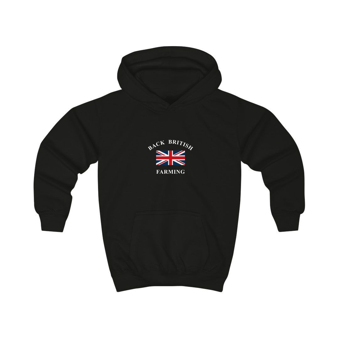 Kids British Farming Hoodie, UK Support, Farmer in Training - Etsy