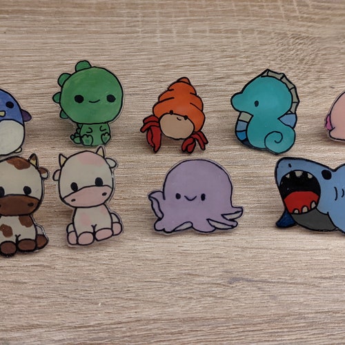 Cute Animal Pins - Etsy