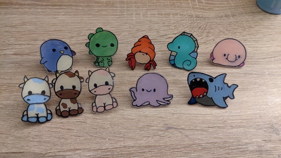 Cute Animal Pins | Etsy