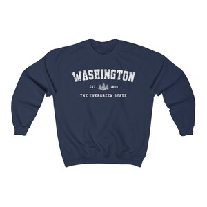 Washington Evergreen State Sweatshirt - PNW Sweatshirt, Washington ...
