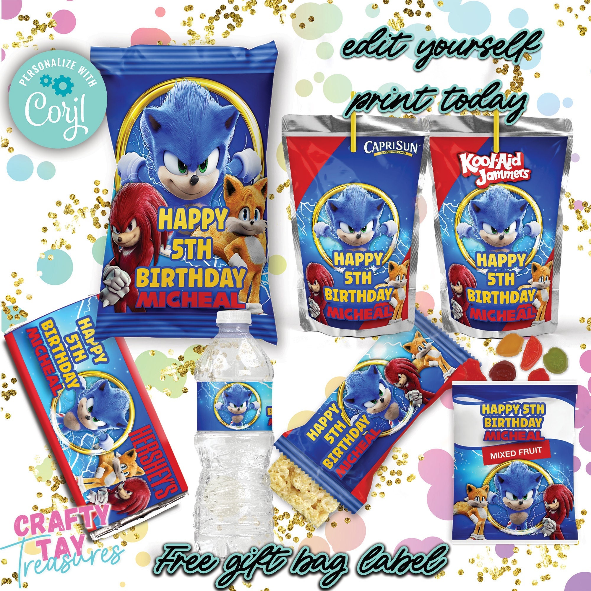 Sonic The Hedgehog Valentine Box