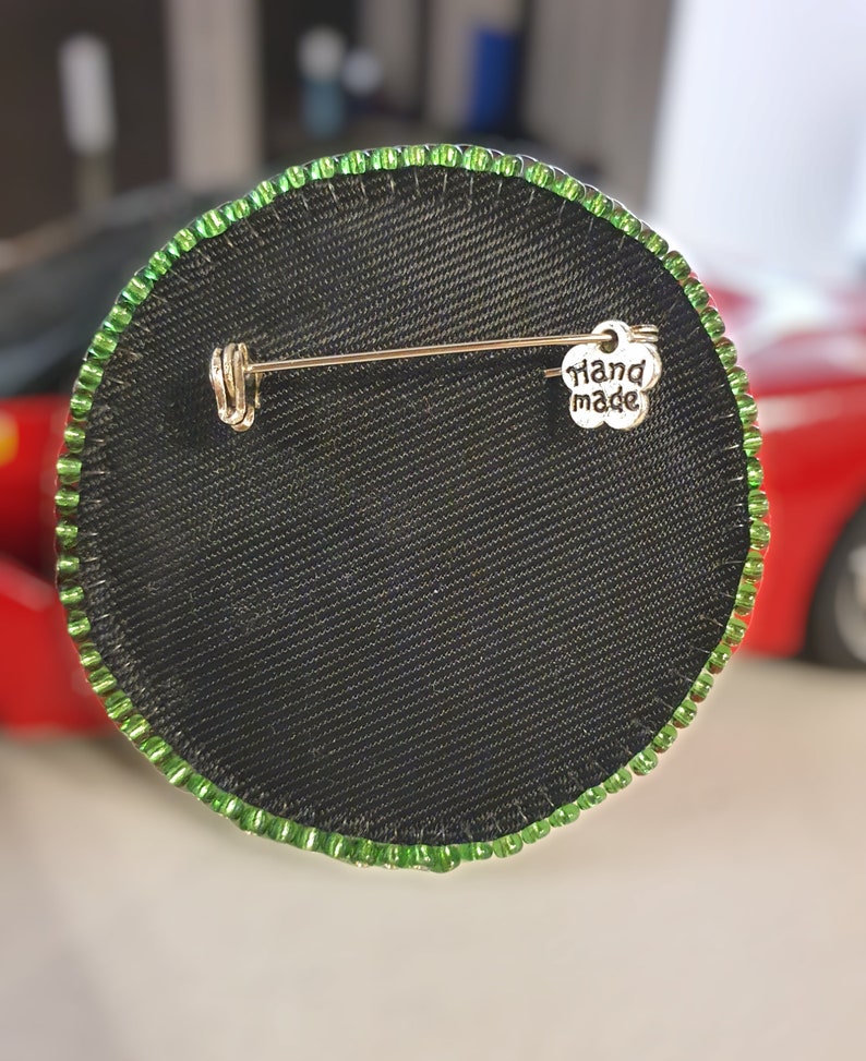 Football Soccer Ball Pin, Soccer Ball Handmade Embroidered Beaded ...