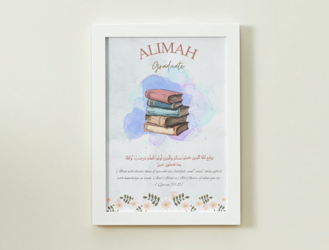 Alimah Graduate Printable Frame - Etsy