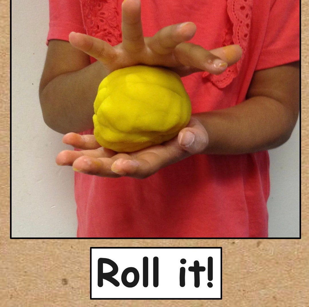 Play-dough Fine Motor Display Pictures - Etsy