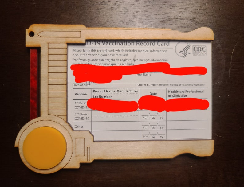 Multipass Covid Vaccine Card Holder - Digital File - Fifth Element ...