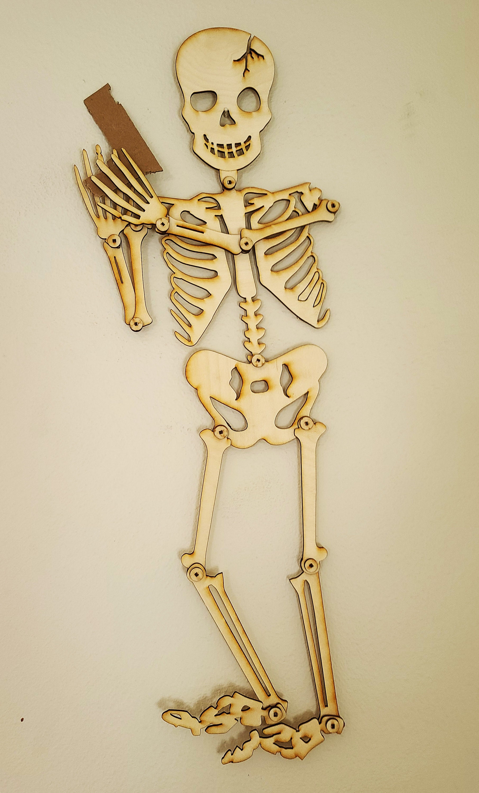 MR. Bones- Digital File Only- Poseable Skeleton Laser Cut File ...