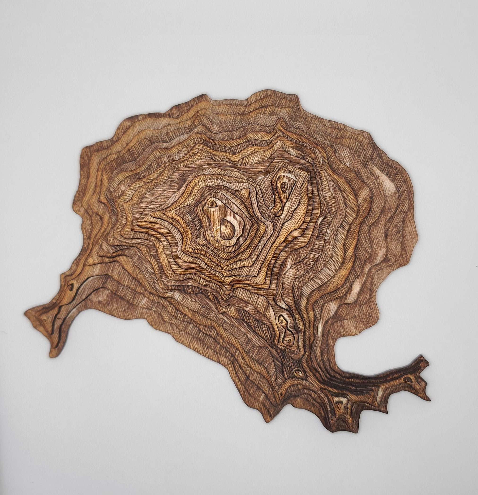 Digital File for Mt. Baker 3D Topographic Scale Model for 1/8" Material ...