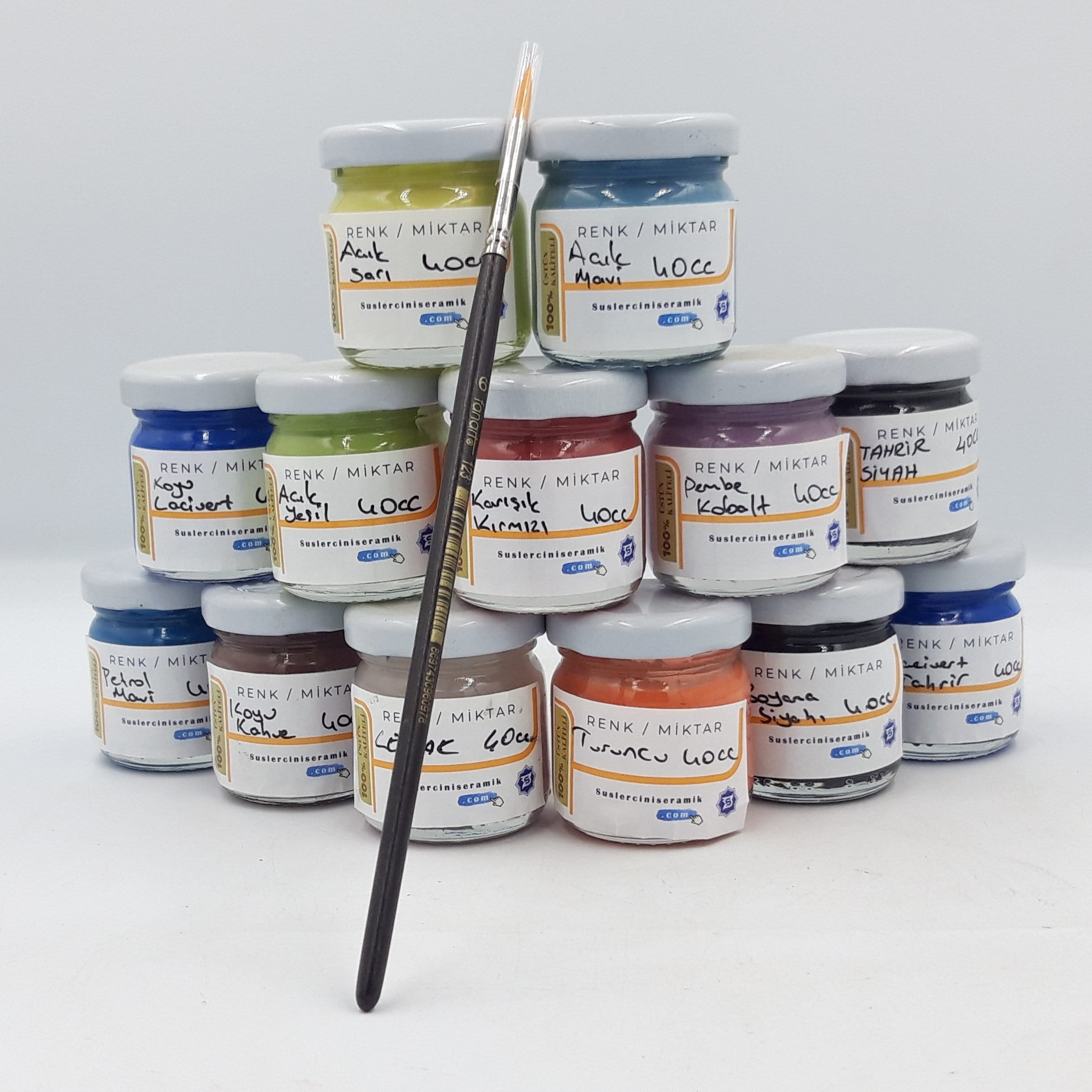 13 Color Ceramic Underglaze Paint Set - Perfect for Ceramic Art - Etsy