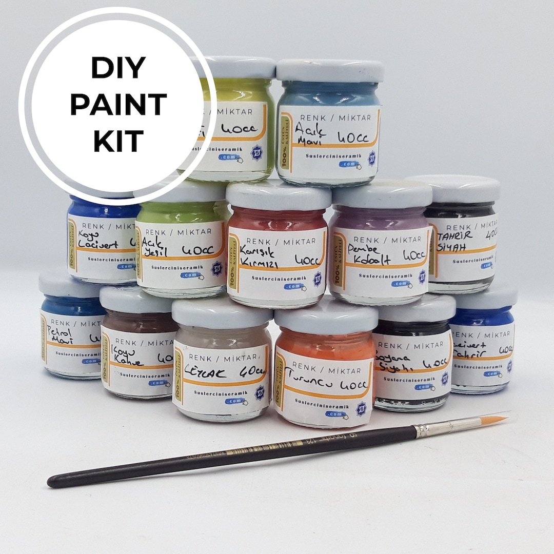 13 Color Ceramic Underglaze Paint Set - Perfect for Ceramic Art - Etsy