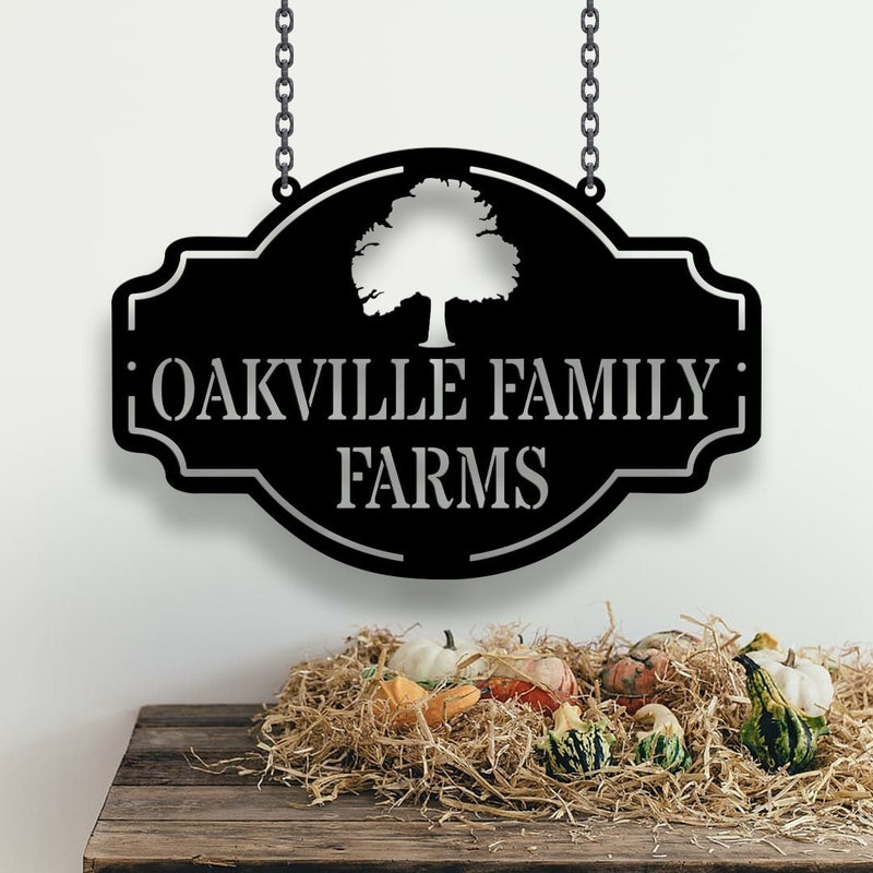 Oak Tree Sign - Etsy