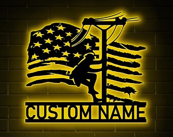 Ibew Flag Wall Art - Etsy