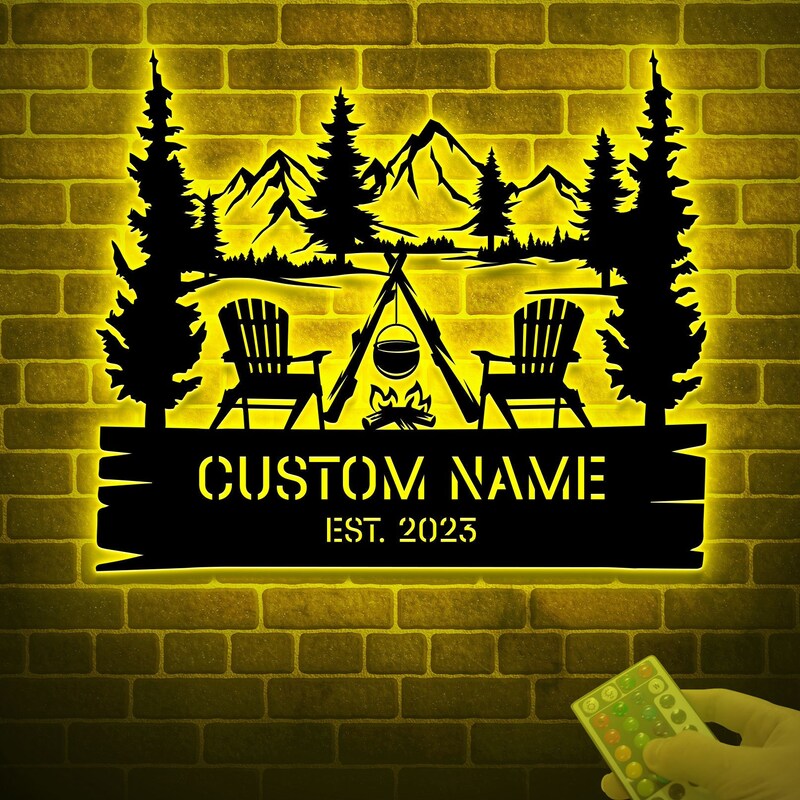 Campfire Sign - Etsy