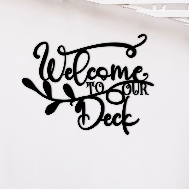 Deck Sign - Etsy