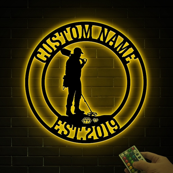 Metal Detecting Wall Art - Etsy UK