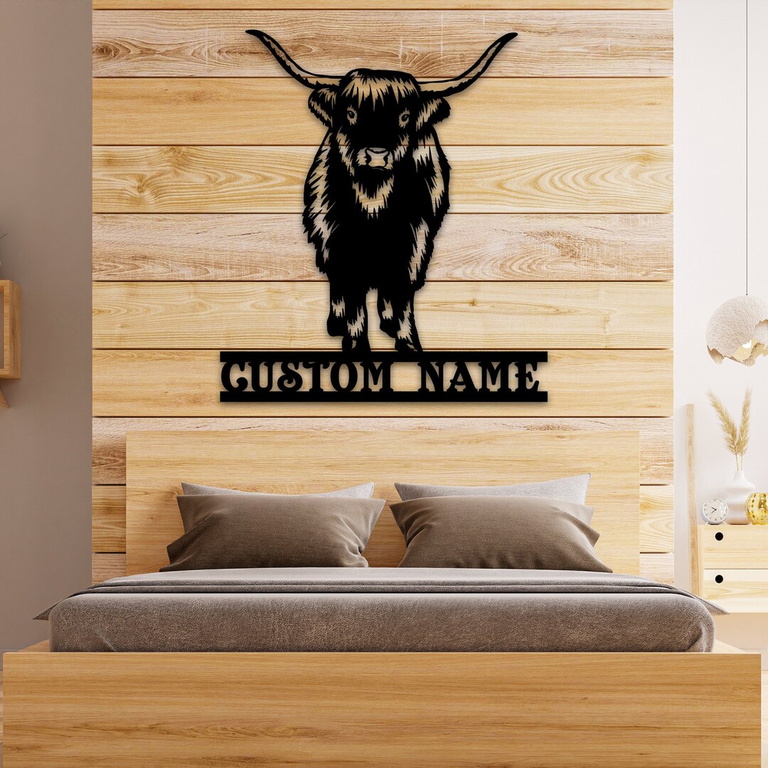 Personalized Yak Metal Wall Art With Led Lights, Yak Collector Gift ...