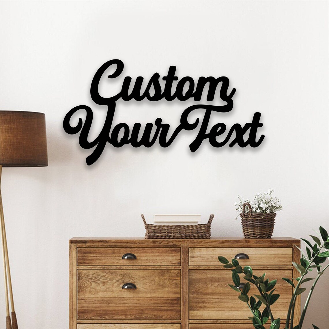 Custom Metal Script Words With Lights Custom Your Own Words - Etsy