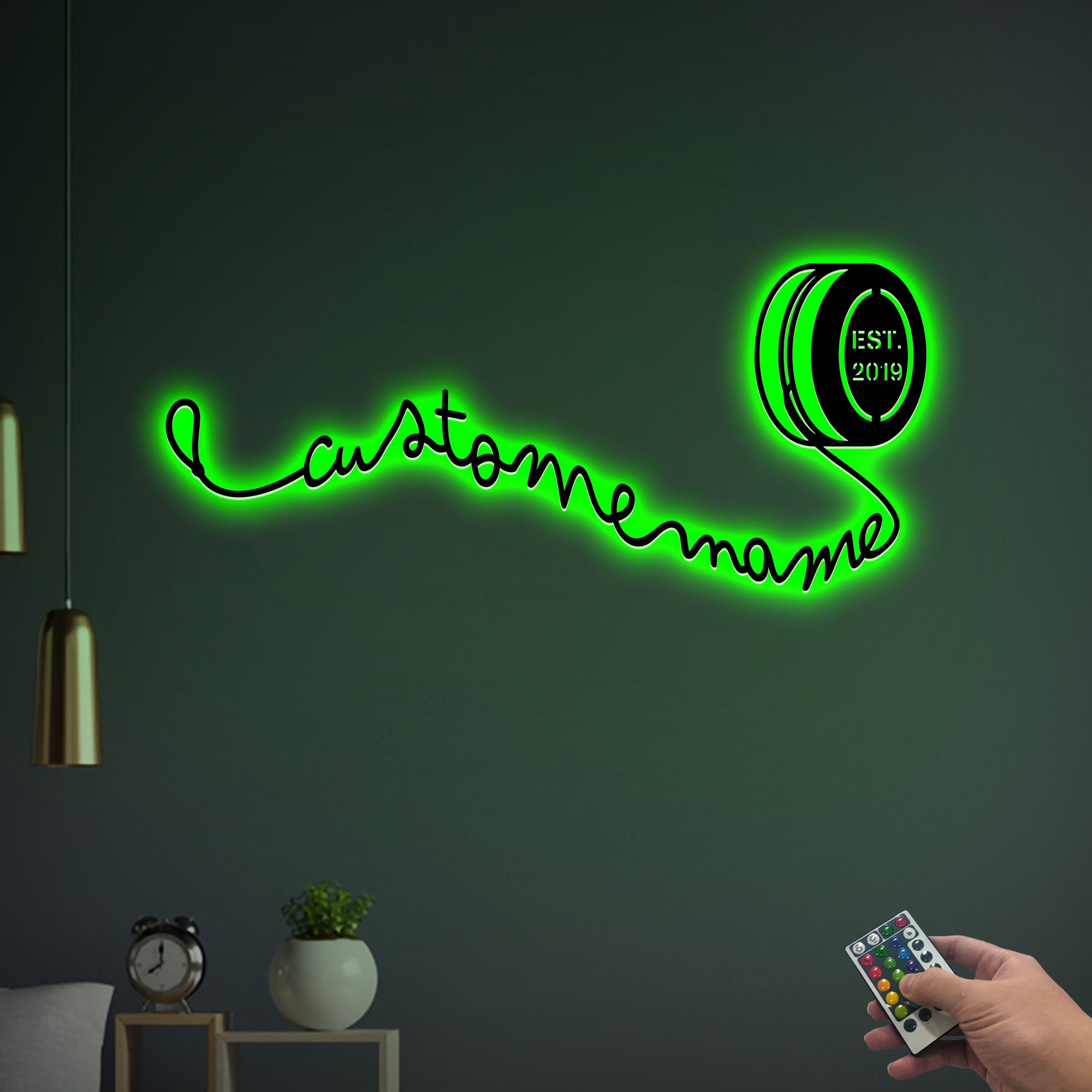 Custom Metal Yo-yo Sign With Led Light Yo-yoing Gift Yo-yo - Etsy