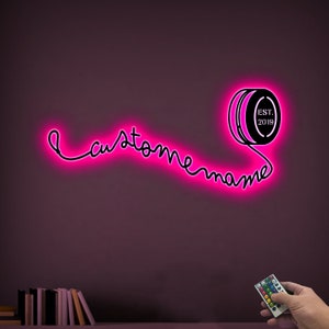Custom Metal Yo-yo Sign With Led Light, Yo-yoing Gift, Yo-yo Metal Wall ...