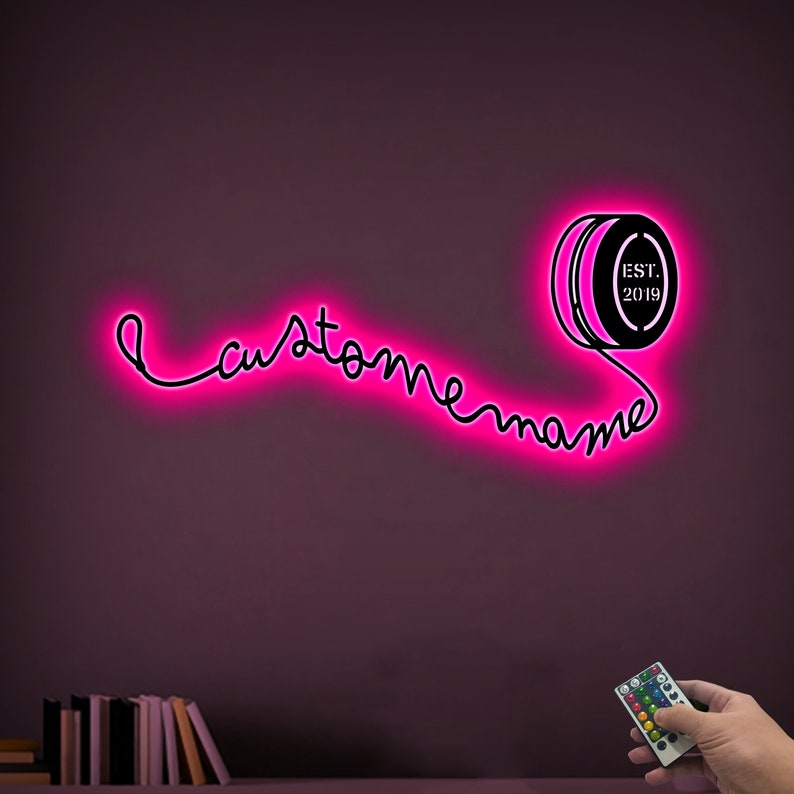 Custom Metal Yo-yo Sign With Led Light Yo-yoing Gift Yo-yo - Etsy