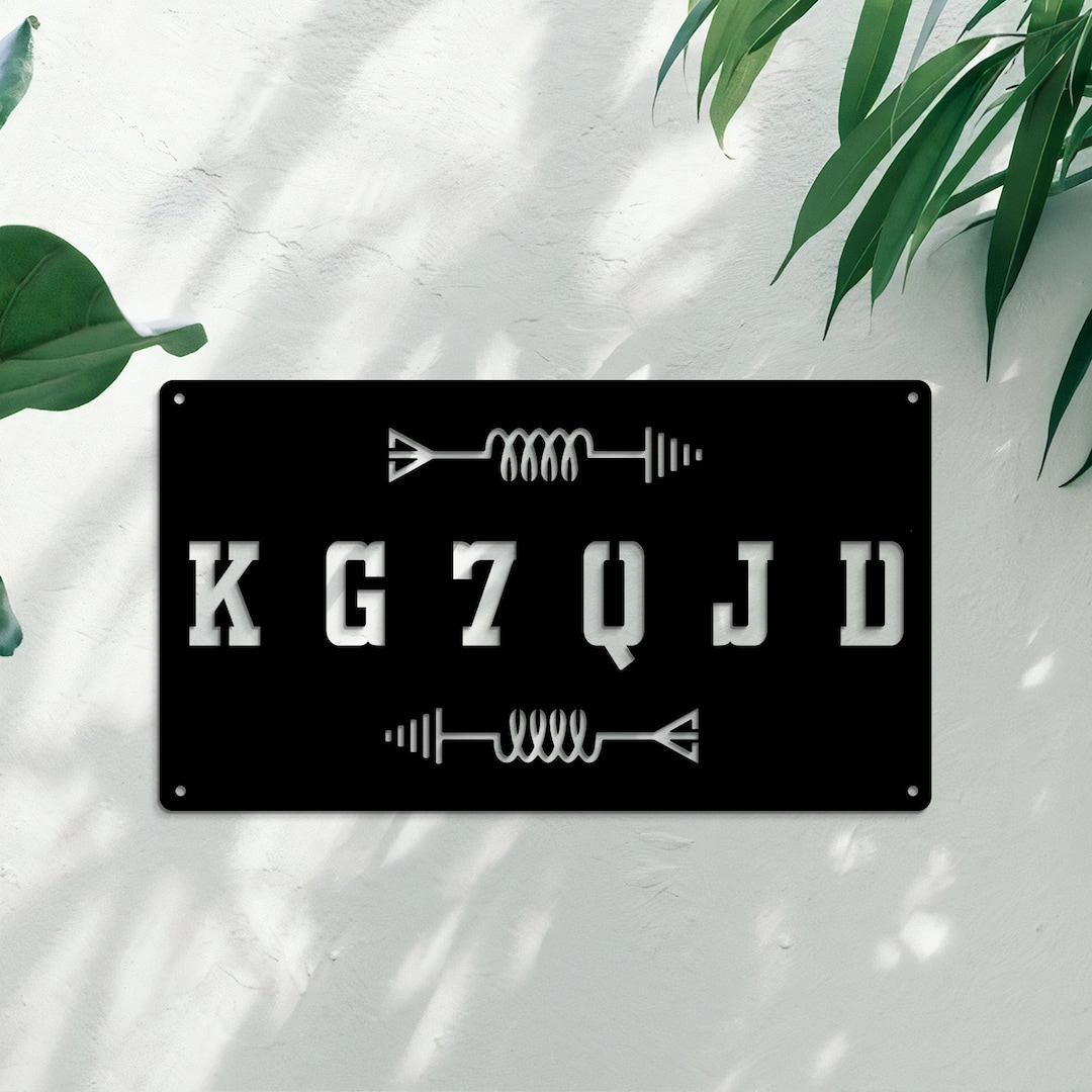 Custom Call Sign Amateur Operator, Amateur Radio Gifts, Amateur Radio ...