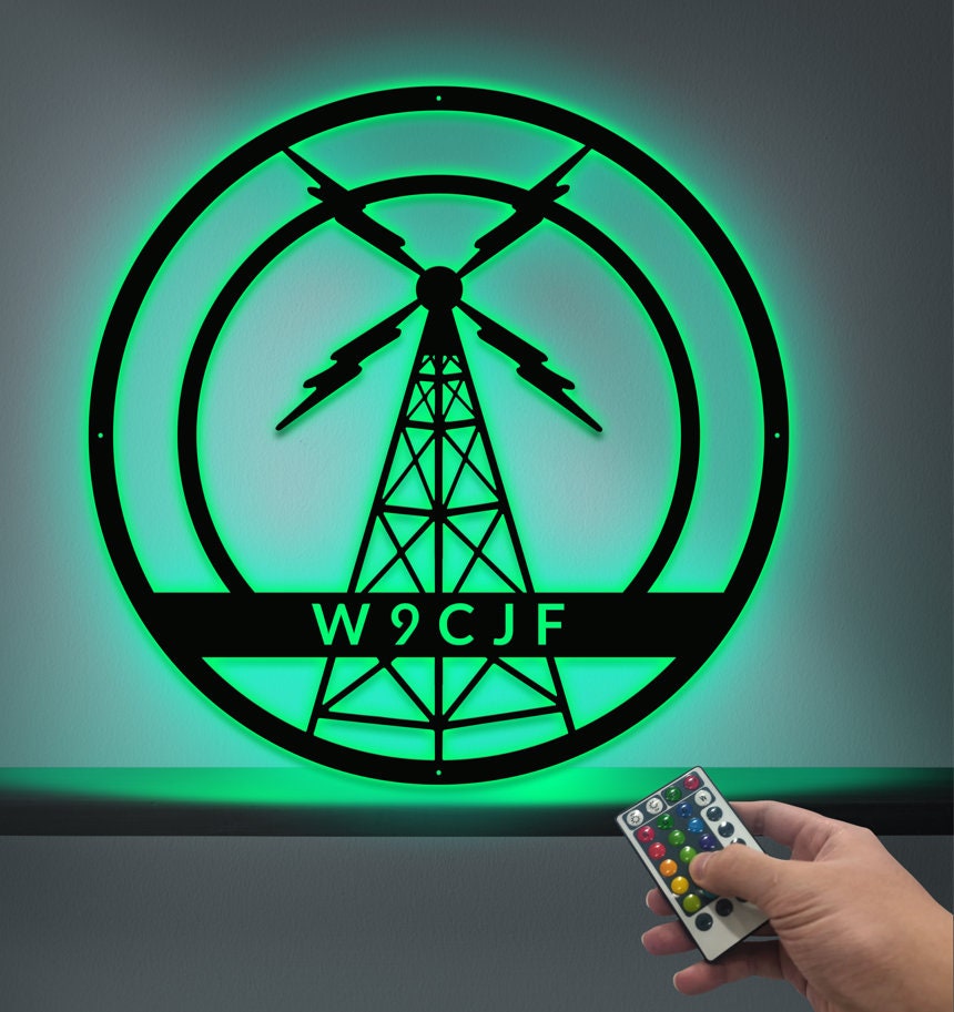 Personalized Ham Radio Ham Radio LED Sign Amateur Radio - Etsy
