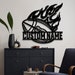 Personalized Football Metal Wall Art With Led Lights, Custom Football ...