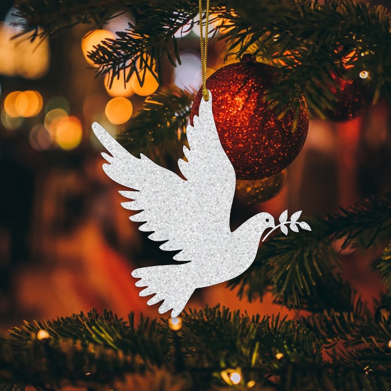 Peace Dove Tree Topper - Etsy