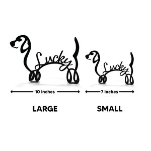 Personalized Beagle Metal Table Sign Minimalist Sculpture - Etsy