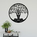 Personalized Meditation Tree of Life Metal Wall Art With Led Lights ...