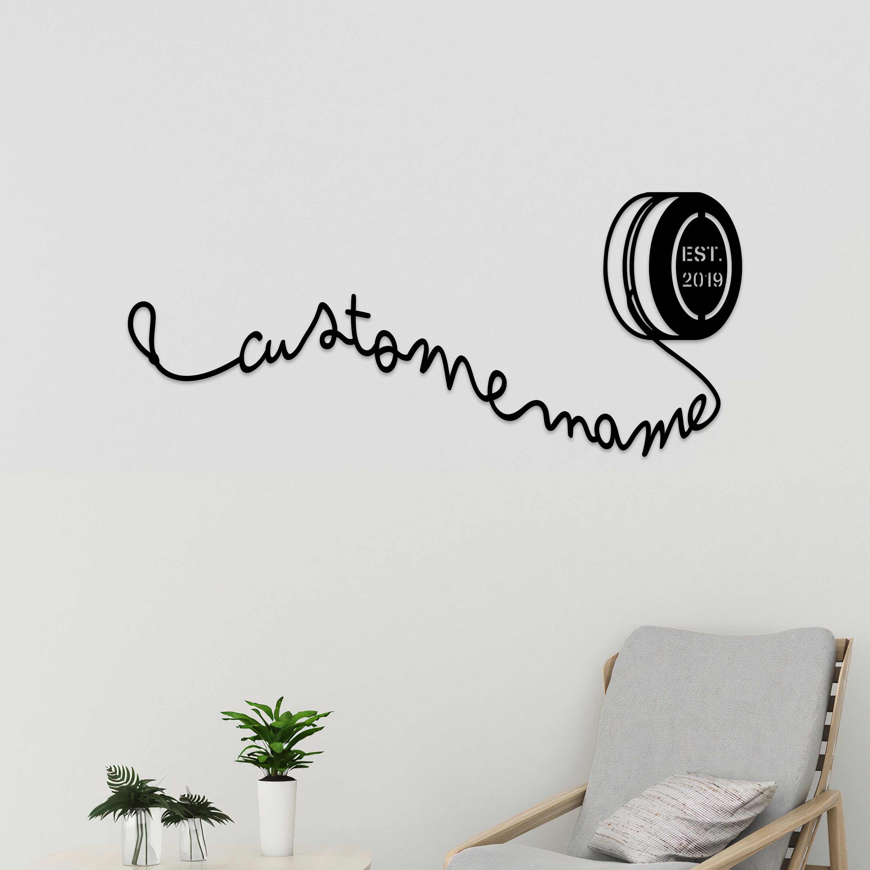 Custom Metal Yo-yo Sign With Led Light Yo-yoing Gift Yo-yo - Etsy