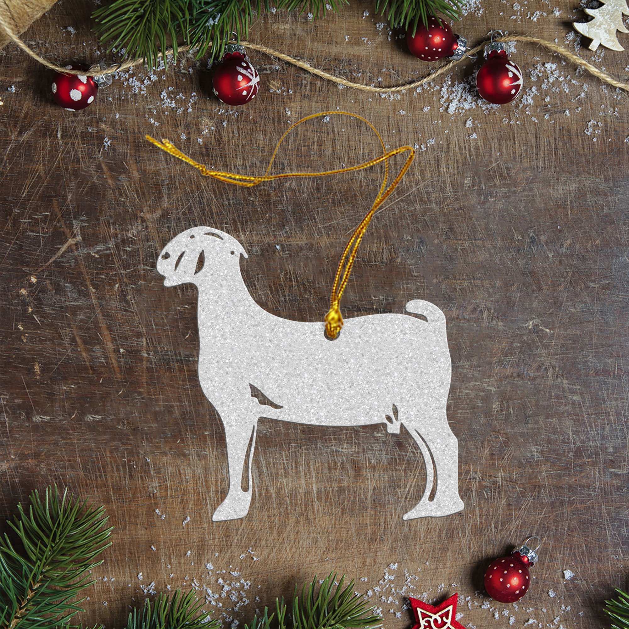 Metal Boer Goat Ornament Goat Farm Decor Christmas Farmhouse - Etsy