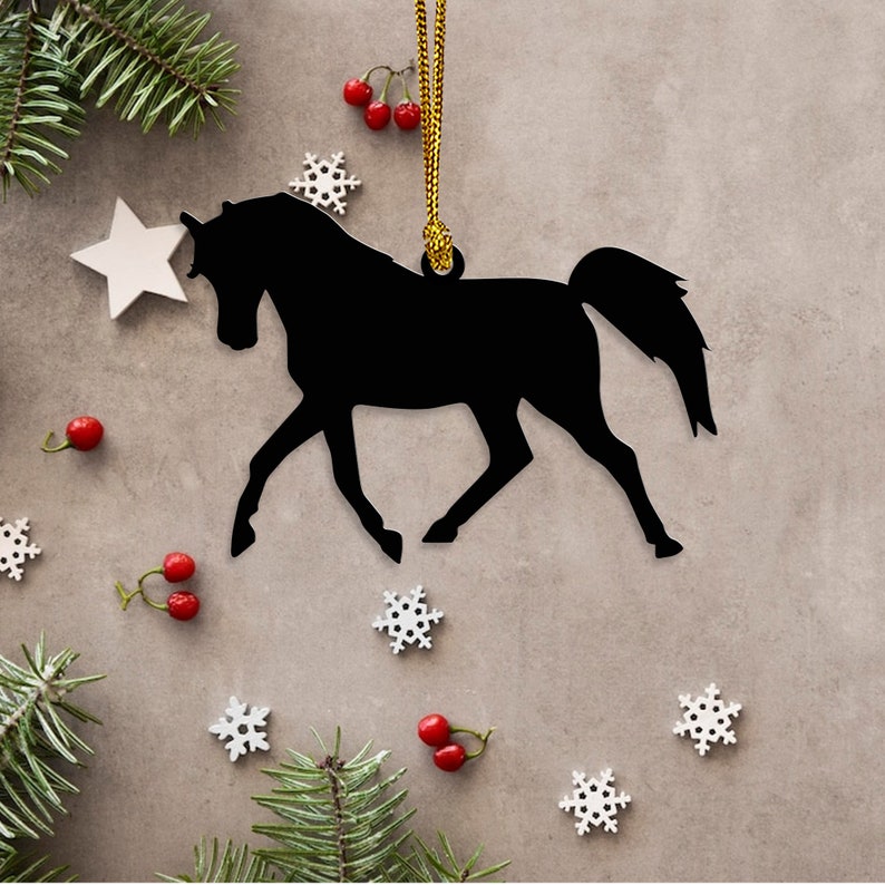 Metal Horse Christmas Ornament, Cowboy Cowgirl Gift - Etsy
