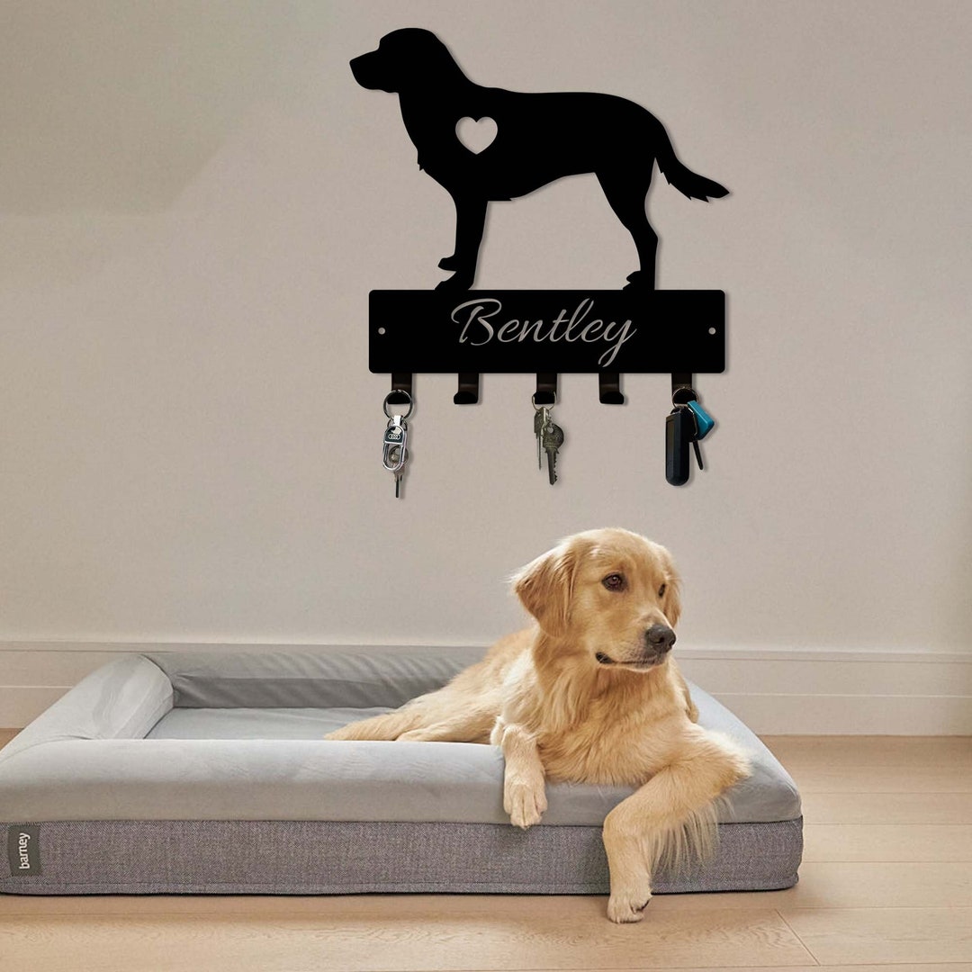 Labrador Retriever Key Holder Custom, Metal Key Holder for Wall, Dog ...