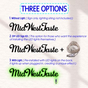 Custom Chemistry Teacher Metal Sign With Led Light, Science Teacher ...