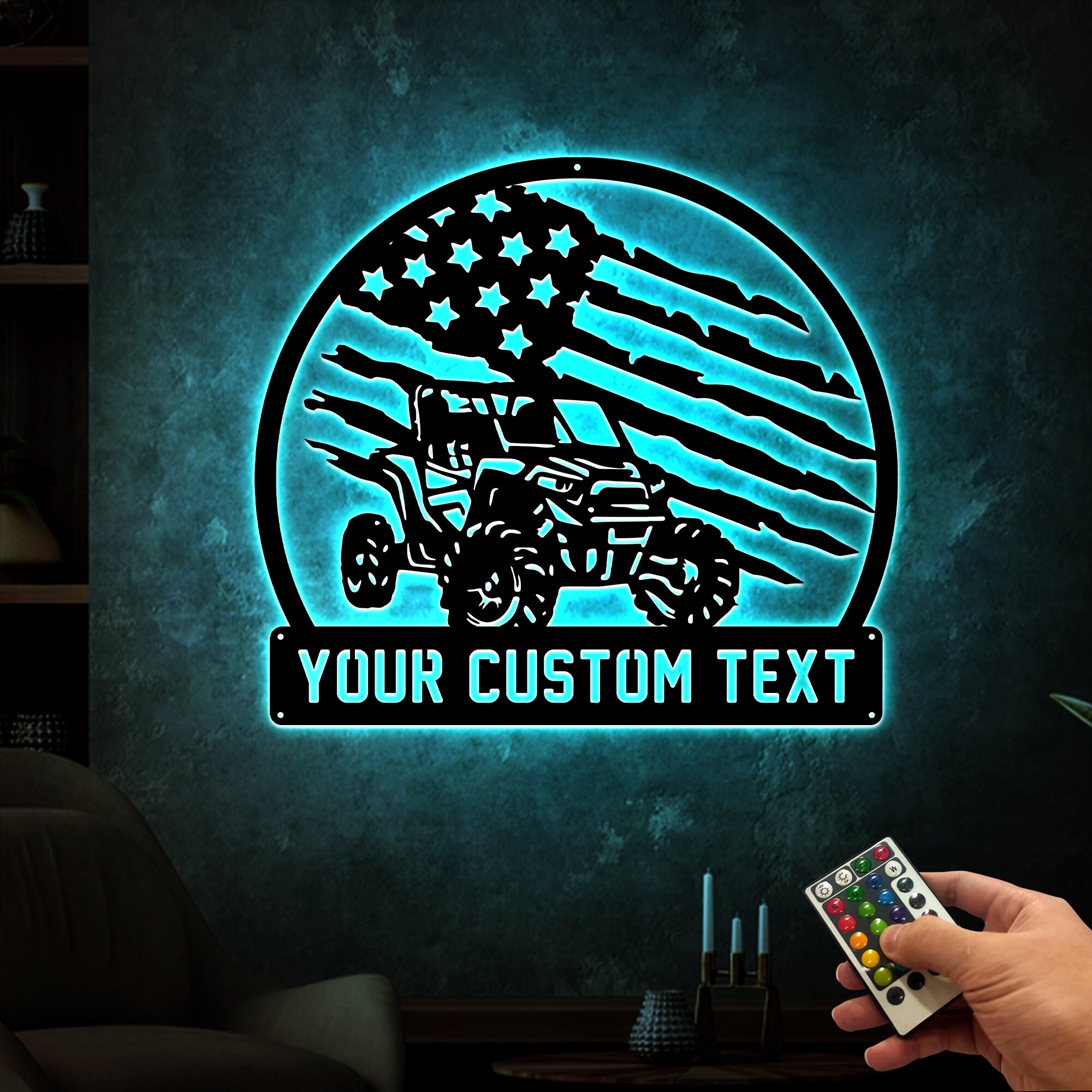 Personalized Atv Metal Sign Custom ATV Gift Gift for Dad - Etsy