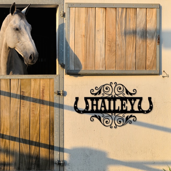 Horse Stall Signs Designs