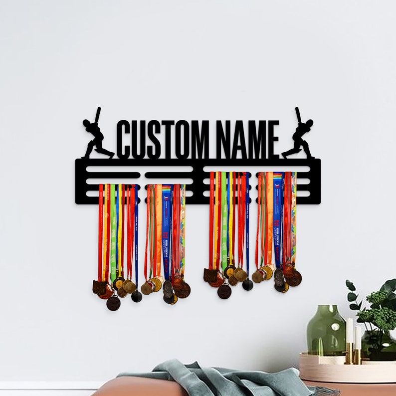 Custom Cricket Medal Hanger With LED, Sports Award Display Rack - Etsy
