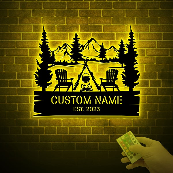 Campsite Sign - Etsy