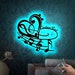 Custom Music Notes and Heart Metal Wall Art Led Light, Personalized ...