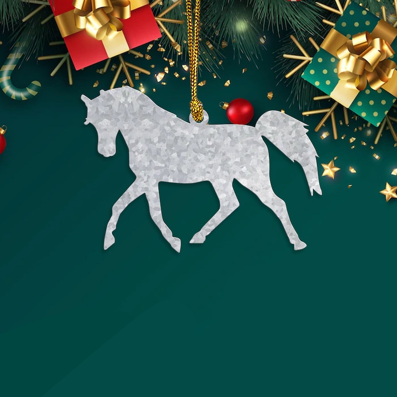 Metal Horse Christmas Ornament, Cowboy Cowgirl Gift - Etsy