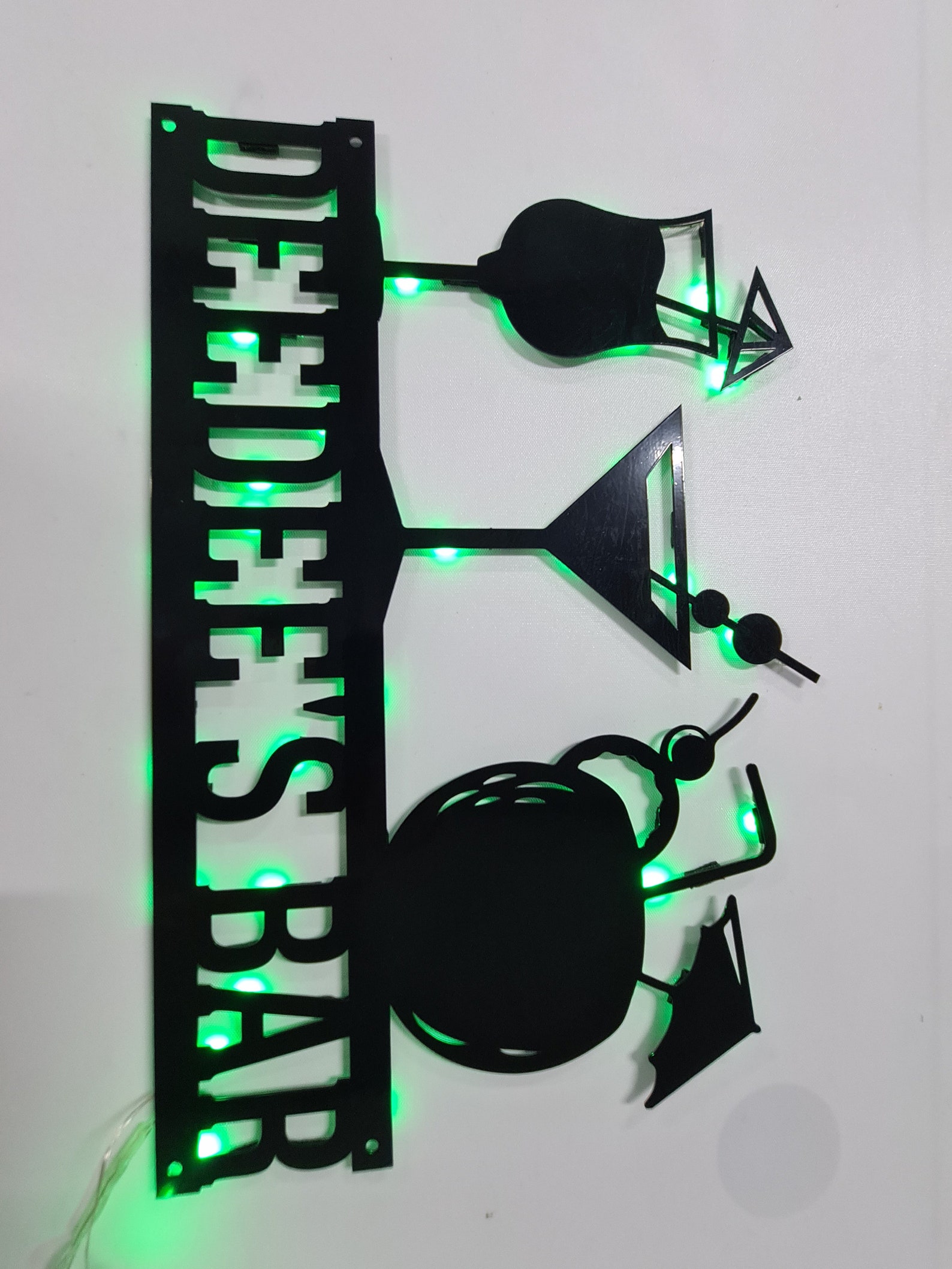 Personalized Bar Sign Custom Bar Metal Wall Art Led Lights - Etsy