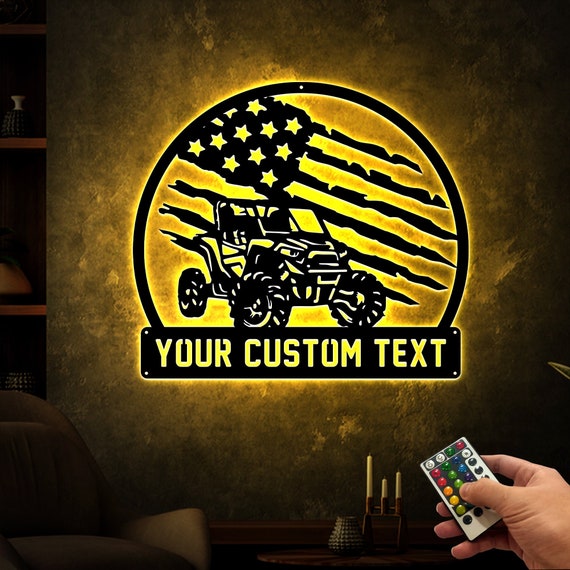 Personalized Atv Metal Sign Custom ATV Gift Gift for Dad - Etsy