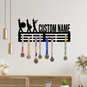 Custom Marching Medal Hanger Led Light, Marching Band Medal Holder ...