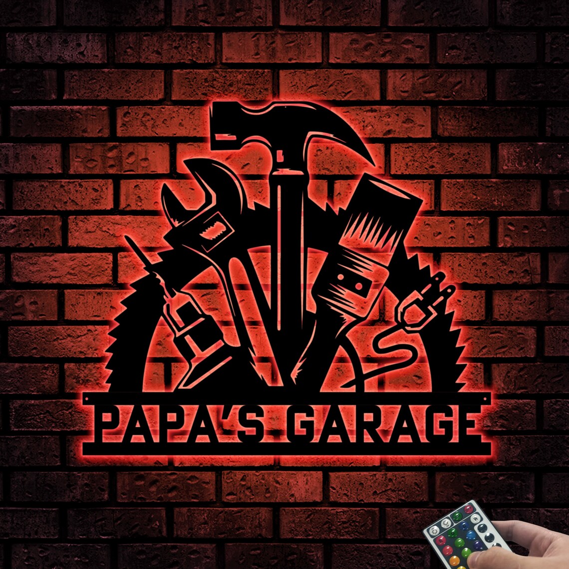 Personalized Garage Sign Custom Dad's Garage My Tools My - Etsy