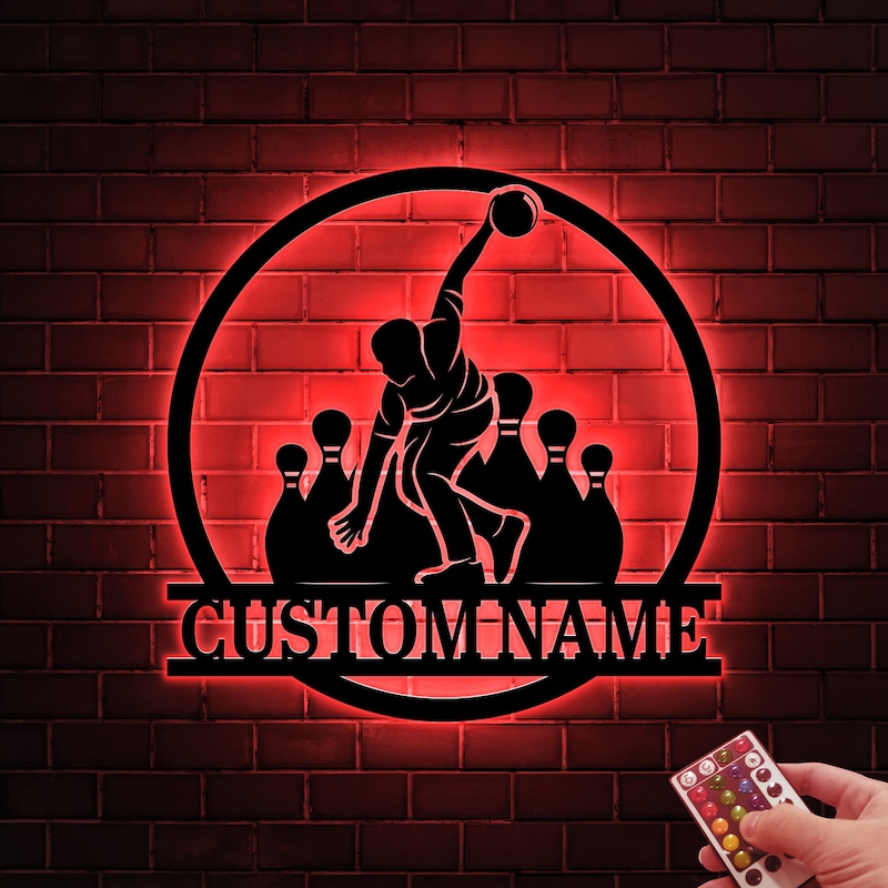 Bowling Alley Sign - Etsy