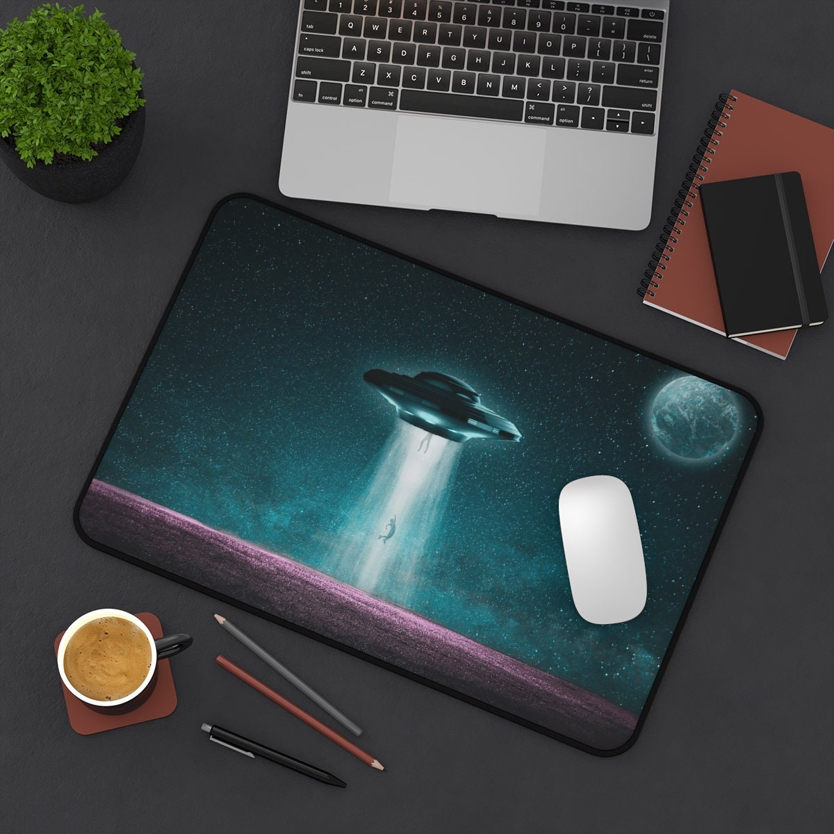 Alien Abduction Gaming Mousepad Desk Mat - Etsy