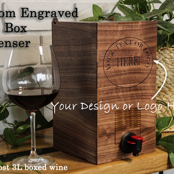 Custom Wine Box - Etsy