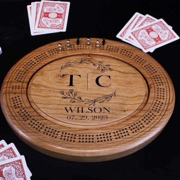Wedding Custom Cribbage Board - Etsy