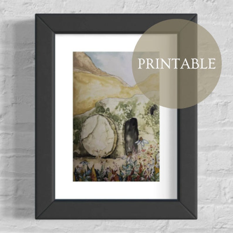 He is Risen PRINTABLE// LDS Art Pictures of Christ LDS Gifts Printable ...