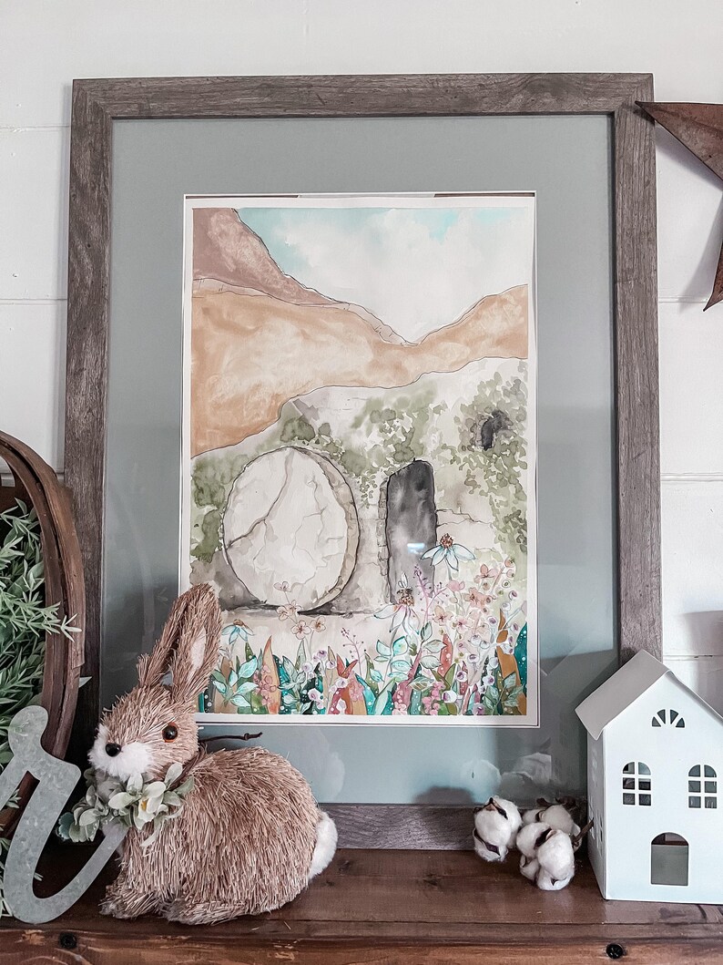 He is Risen PRINTABLE// LDS Art Pictures of Christ LDS Gifts Printable ...